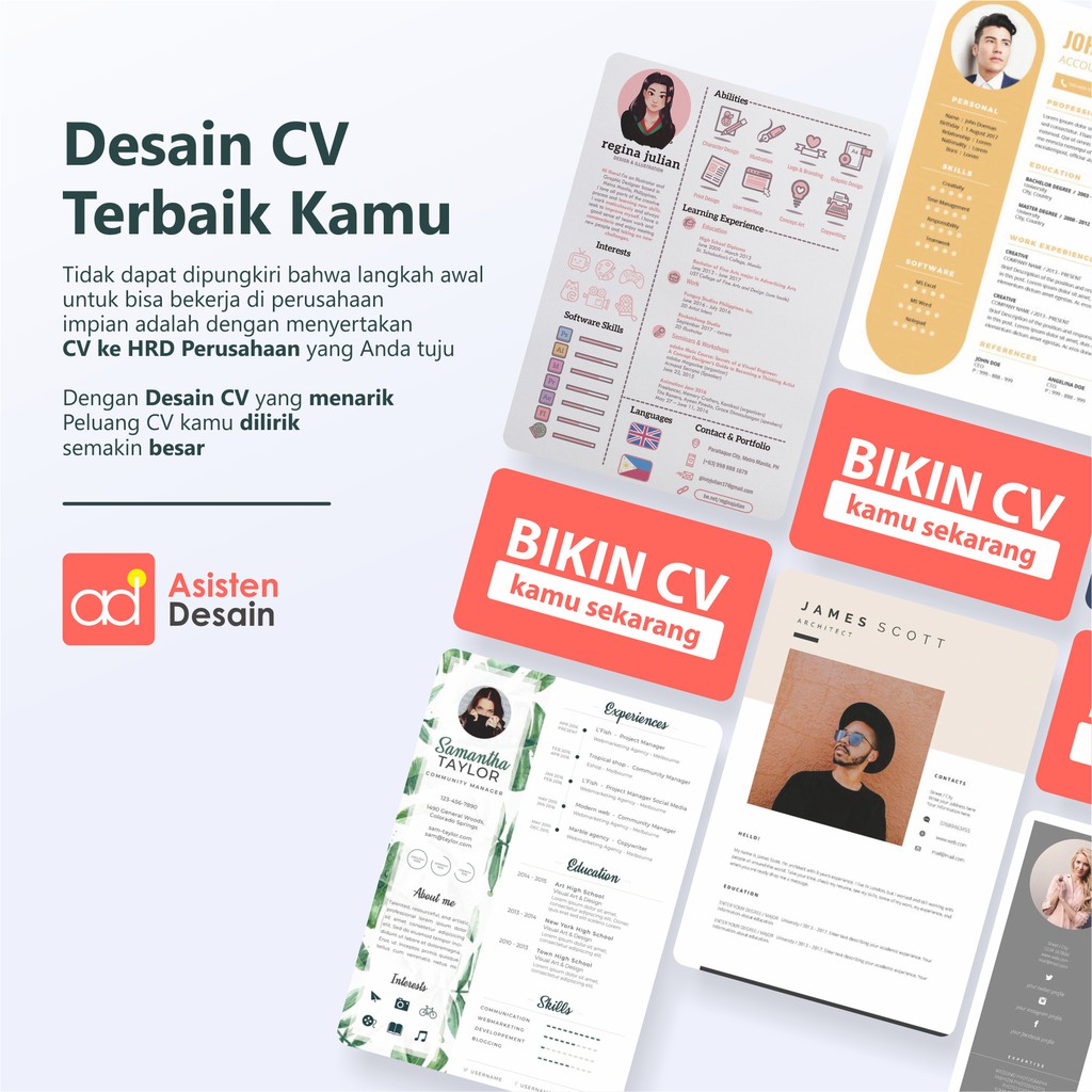 Jual JASA DESAIN CV ( CURRICULUM VITAE ) MURAH ! [ 24 JAM JADI ] | Shopee Indonesia