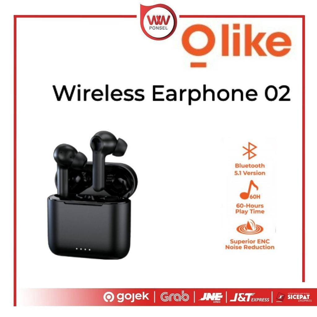 Jual Olike 02 Finn X Wireless Bluetooth Earphone Earbuds - Black ...