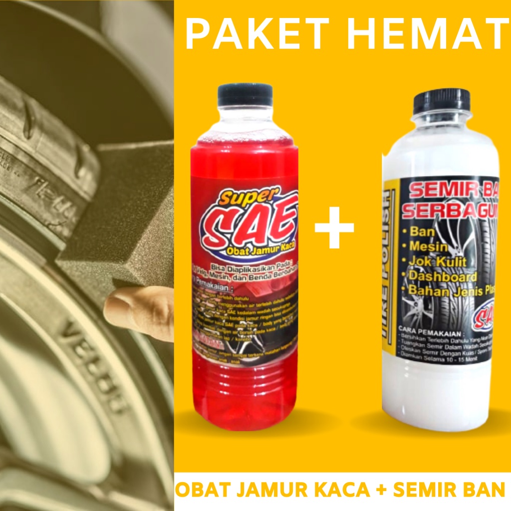 Jual Obat Jamur Kaca Kerak Body Motor Mobil SAE 250ML + SEMIR BAN 250ML ...