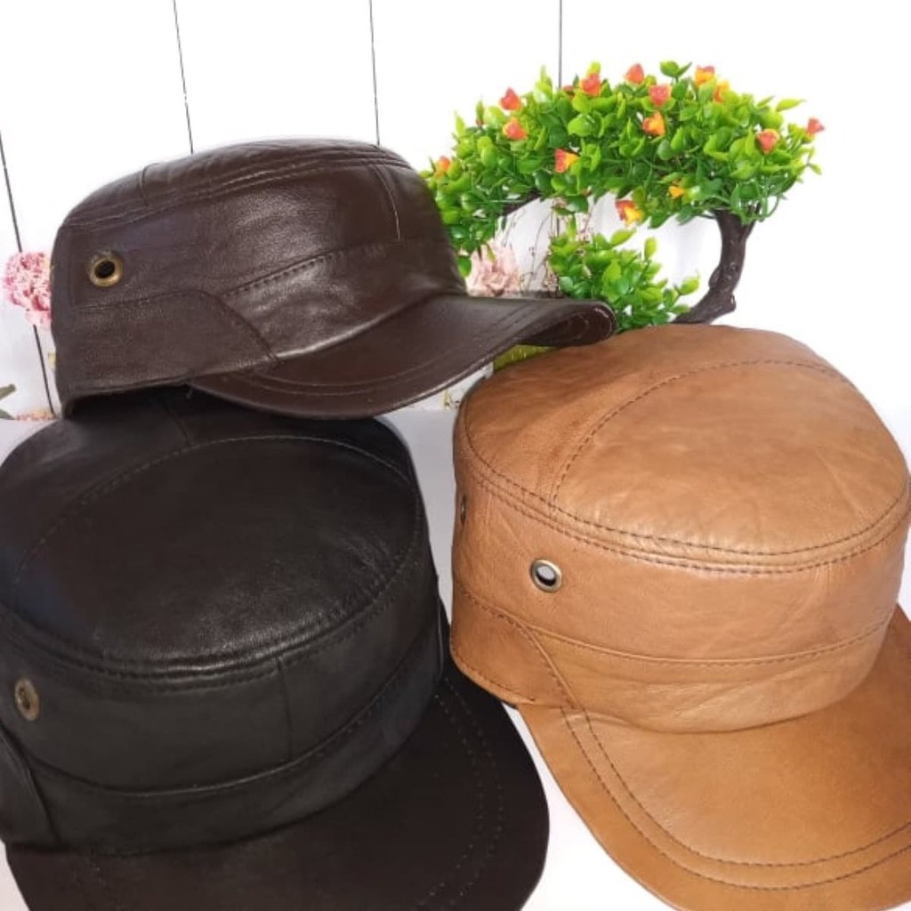 Jual Topi Kulit Asli Topi Model Komando - Topi Komando - Topi Garut ... Jual Topi Kulit Asli Topi Model Komando - Topi Komando - Topi Garut ...
