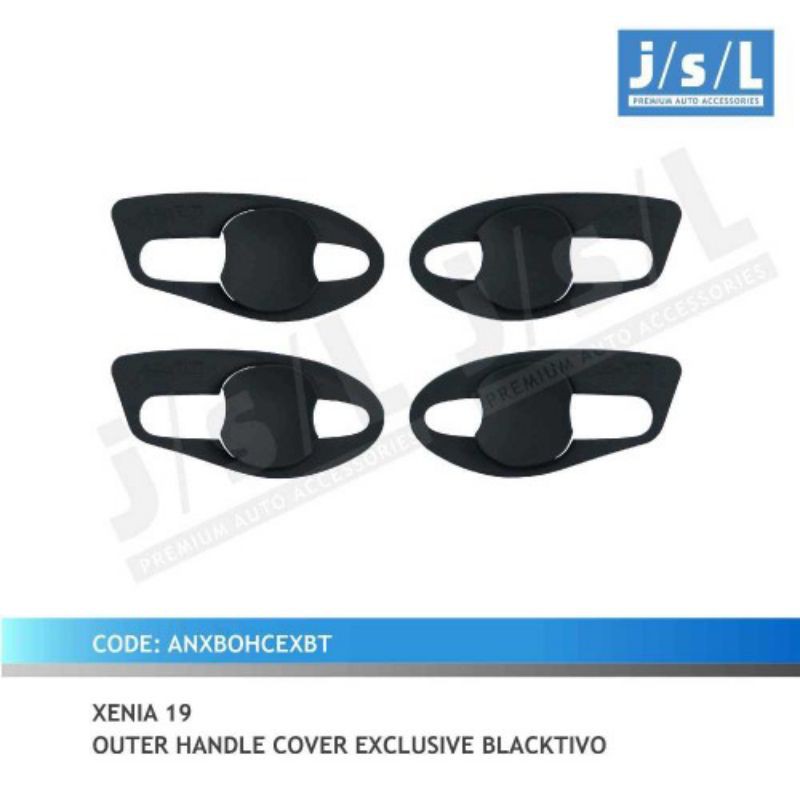 Jual ALL NEW AVANZA XENIA Outer Handle Mangkok Pintu EXCLUSIVE Hitam Doff 4pcs By JSL | Shopee ...