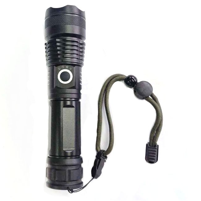 Jual Senter LED Long Range Zoom USB Rechargeable P50 | Shopee Indonesia