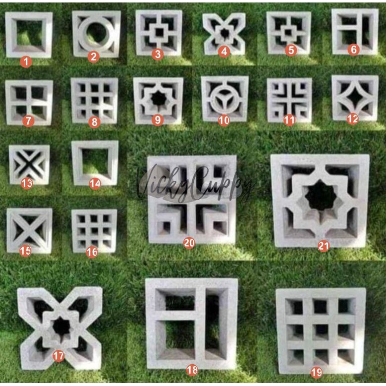 Jual Roster / Loster Beton Minimalis Berbagai Jenis dan Warna | Shopee ...