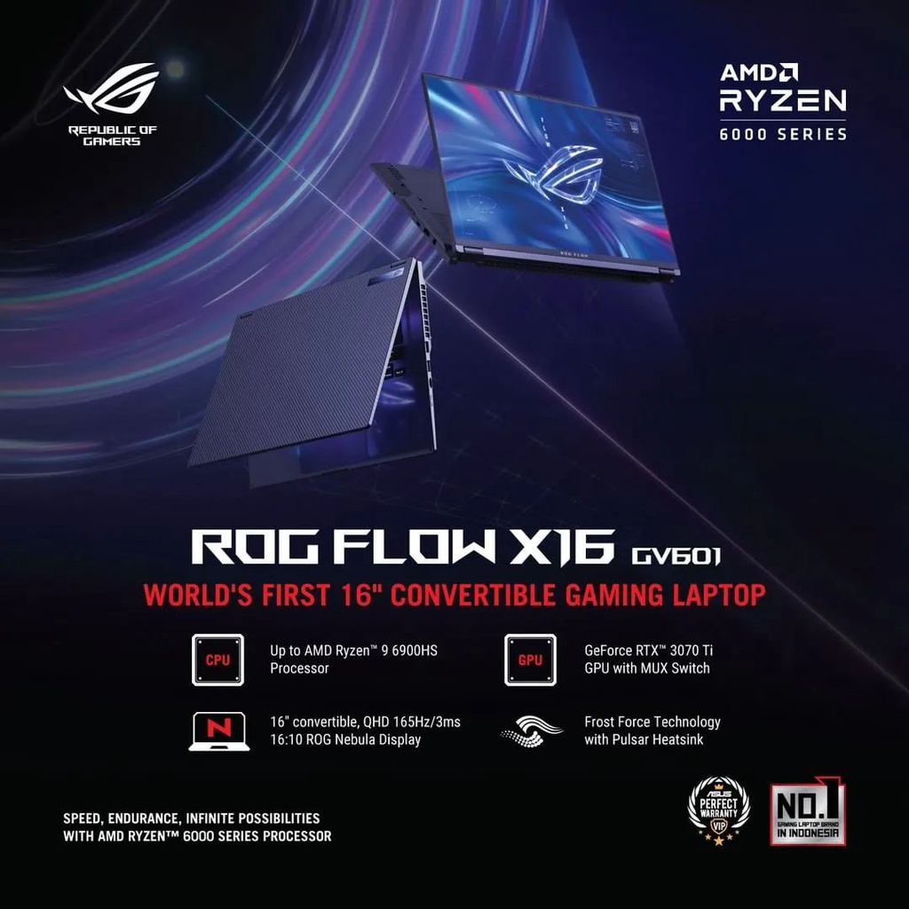 Jual Asus Rog Flow X16 GV601RE-R7R5G6T-O | Shopee Indonesia