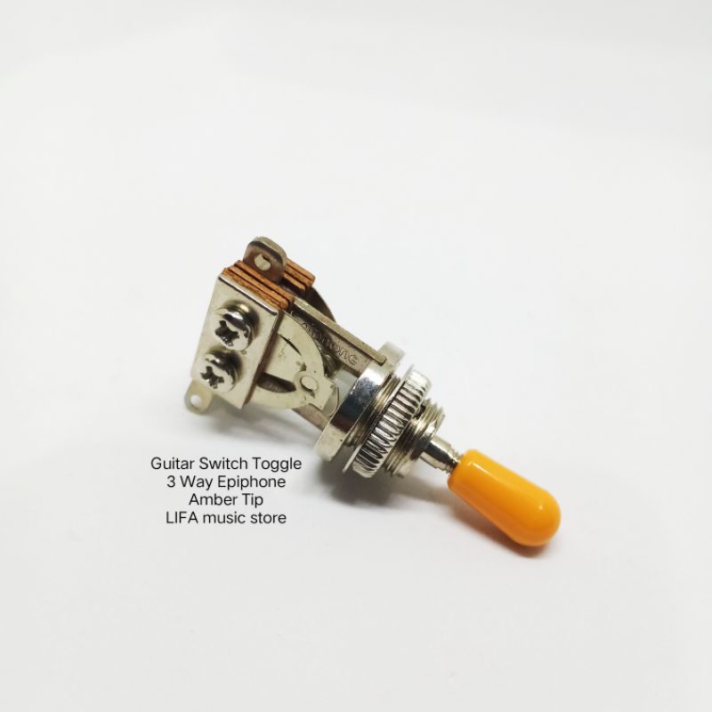 Jual Guitar Switch Toggle 3 Way Epiphone Amber Tip | Shopee Indonesia