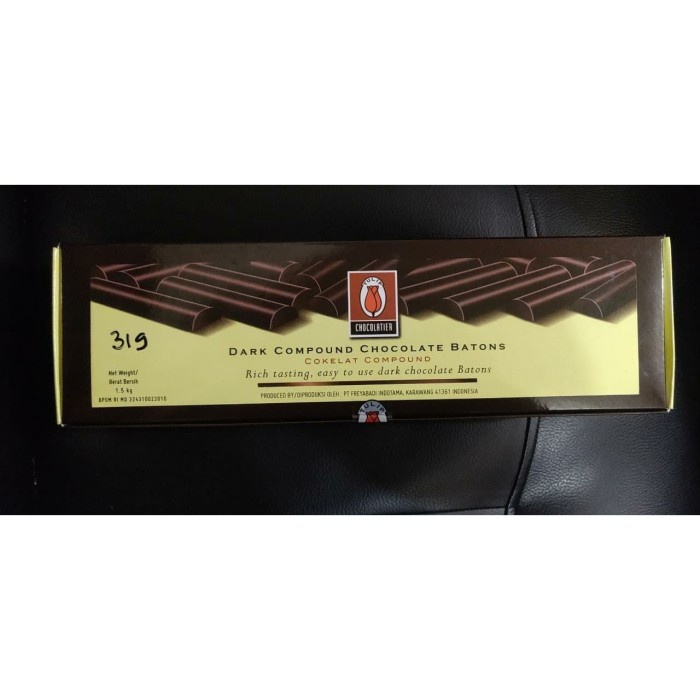 Jual Ht6362D Coklat Stick Baton Tulip Dark Compound Chocolate Batons ...