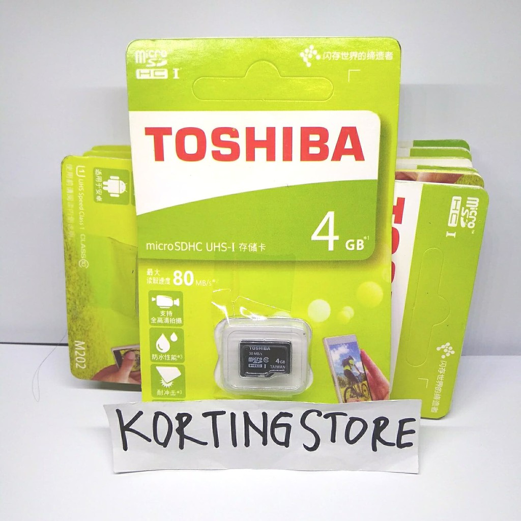 Jual MicroSD TOSHIBA 4GB / Micro SD MMC MICRO SDHC TOSHIBA / MEMORY ...