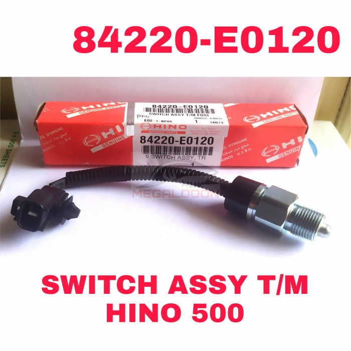 Jual 84220-E0120 / E0130 / E0140 switch t/m hino 500 new M009 - E0120 ...