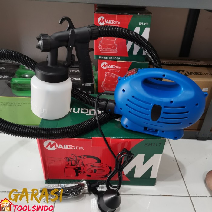 Jual MAILTANK SH117 SPRAYGUN ELECTRIC SPET CAT SEMPROT SPRAY GUN ...