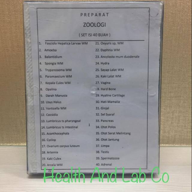 Jual Preparat Zoologi Set Of 40 | Shopee Indonesia