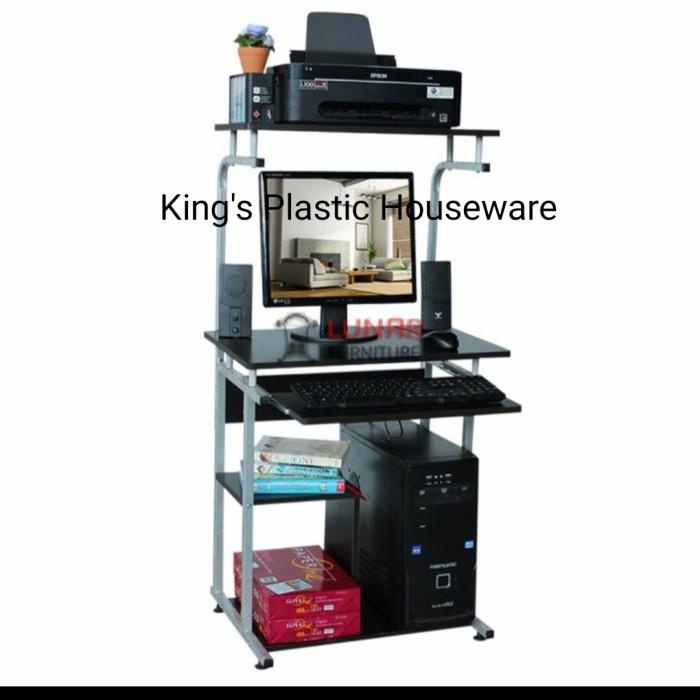 Jual Meja Komputer Besi Rak Rangka Tingkat Lunar H 905 Huga | Shopee ...
