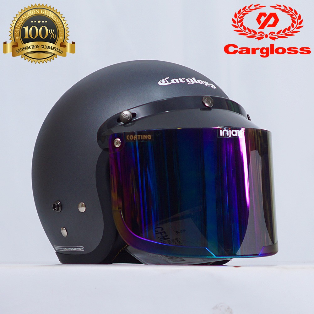 Jual Helm Cargloss Anchory Grey Doff Original Cargloss Free Visor Helm ...