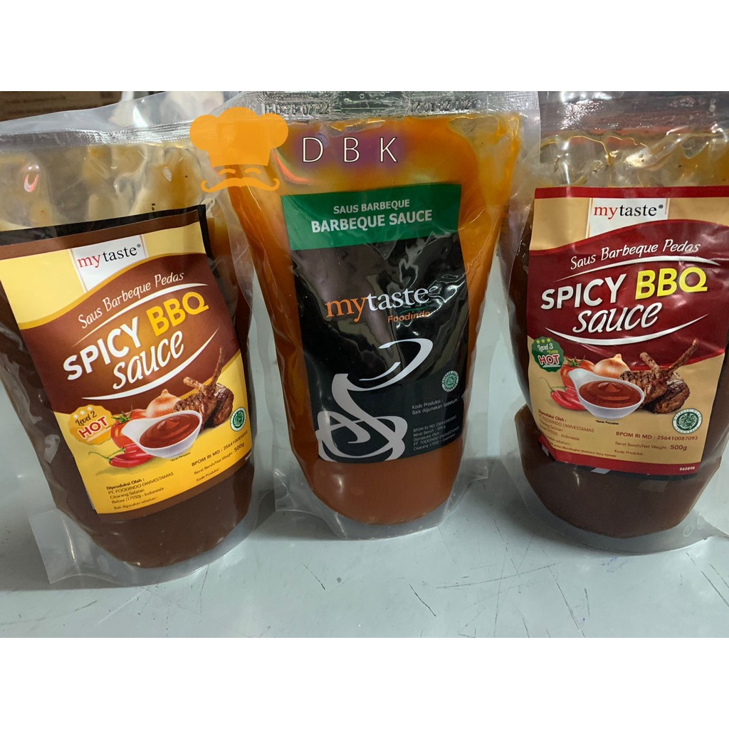 Jual My Taste Sauce Barbeque BBQ 500gr Original / Spicy level 2 3 ...