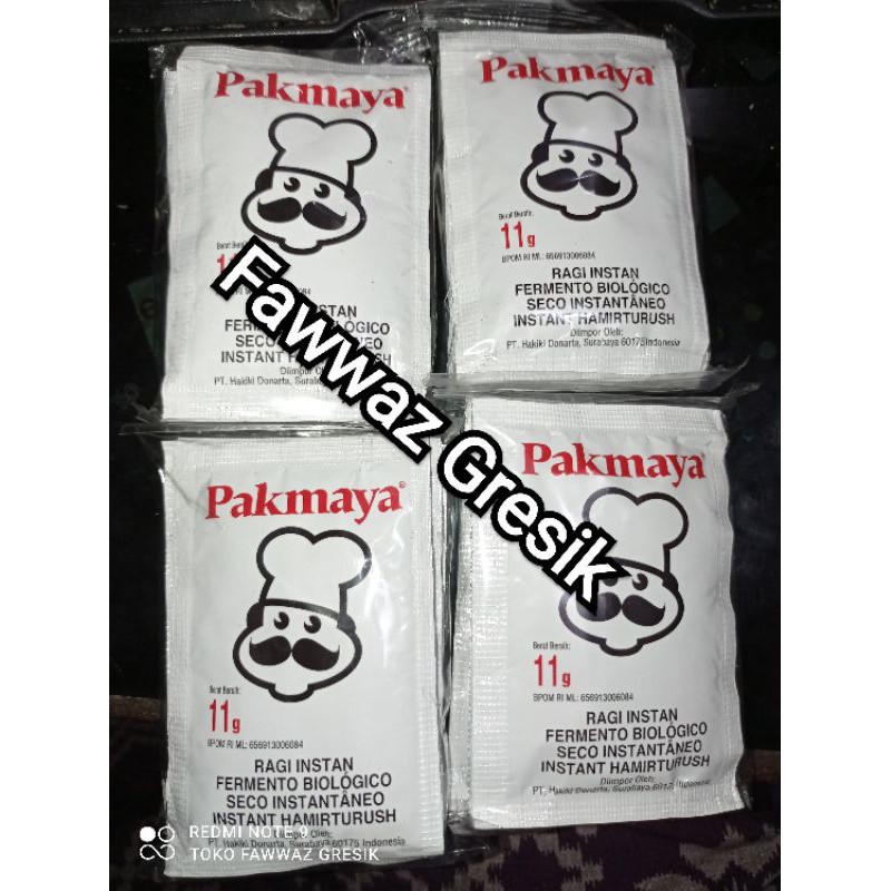 Jual (isi 4) PAKMAYA Ragi Instan Sachet 11GR / INSTANT DRY YEAST / RAGI ...