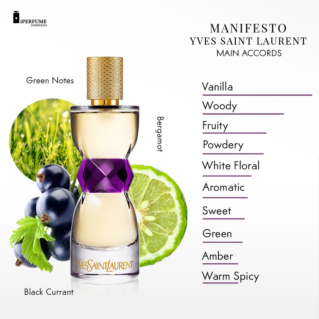 Jual YSL Manifesto Original Singapore By Iperfume Indonesia | Shopee ...