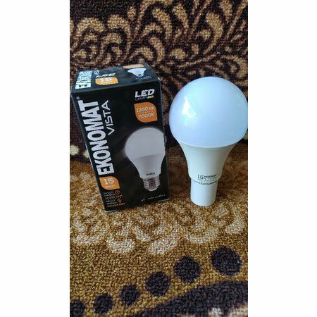Jual Lampu Ekonomat VISTA 15 Watt 15W Bohlam Dop LED 7000K Putih ...