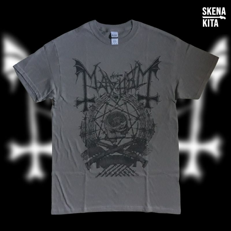 Jual Mayhem - Barbed Wire (Kaos Mayhem) | Shopee Indonesia