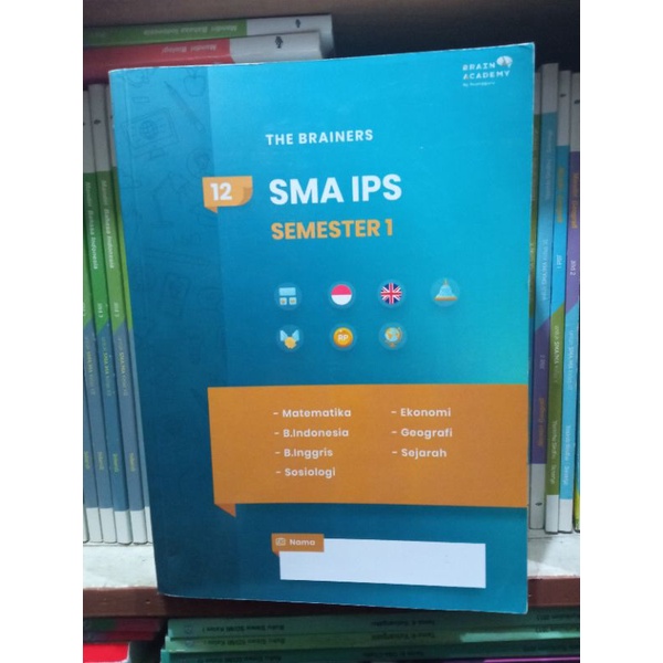 Jual BUKU THE BRAINERS UNTUK SMA 12 IPS SEMESTER 1.ORIGINAL | Shopee ...