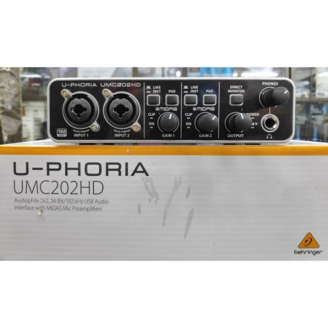 Jual Behringer UMC202HD - UMC202 HD - UMC 202 HD USB Soundcard Audio ...
