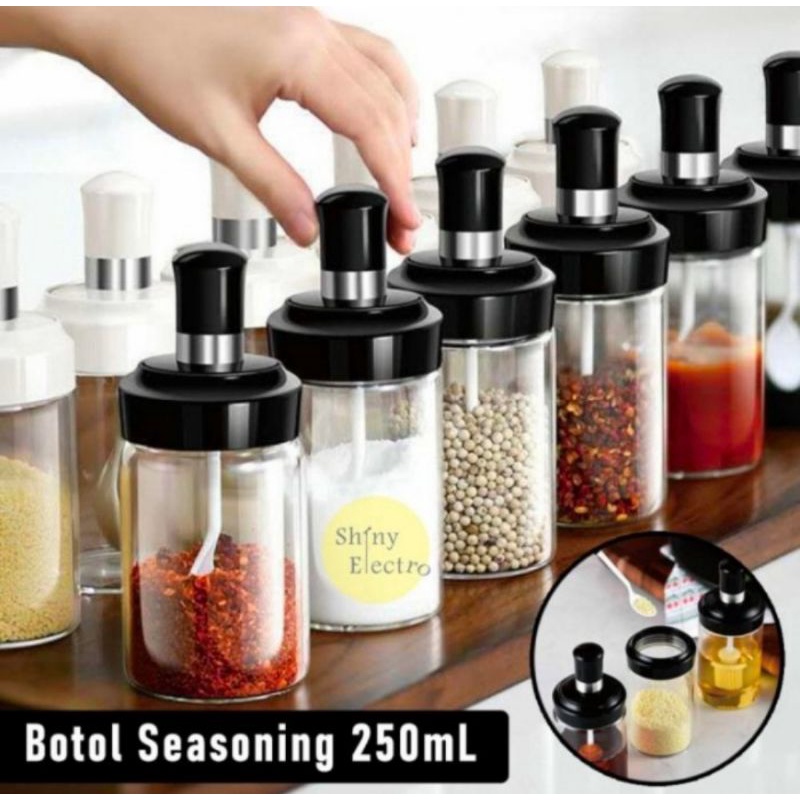 Jual Botol Bumbu Dapur Gula Garam Di lengkapi Sendok / Botol Bumbu ...