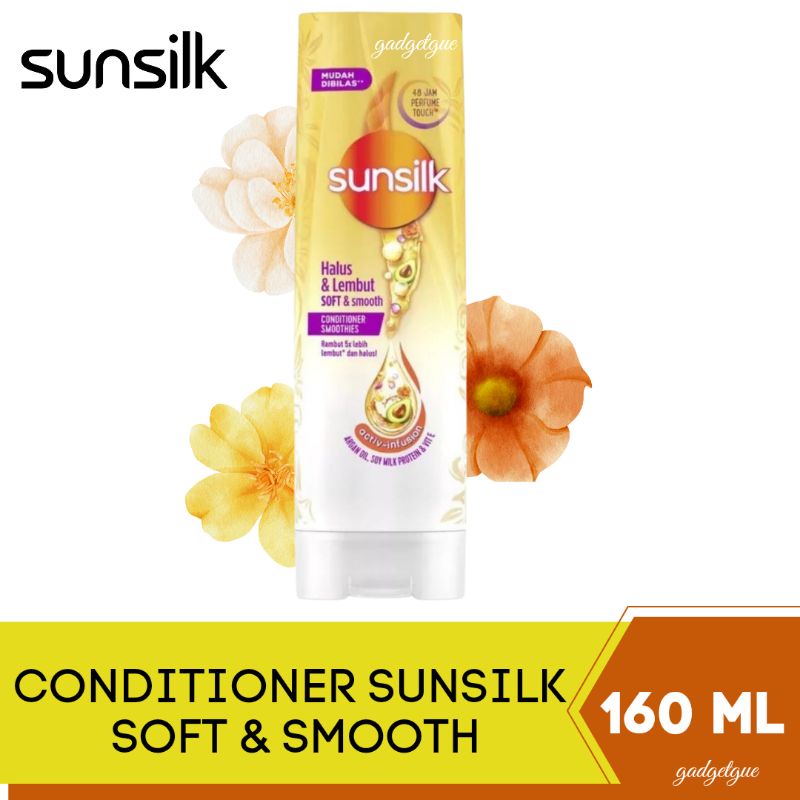 Jual conditioner sunsilk Conditioner rambut Soft and Smooth 160ml ...