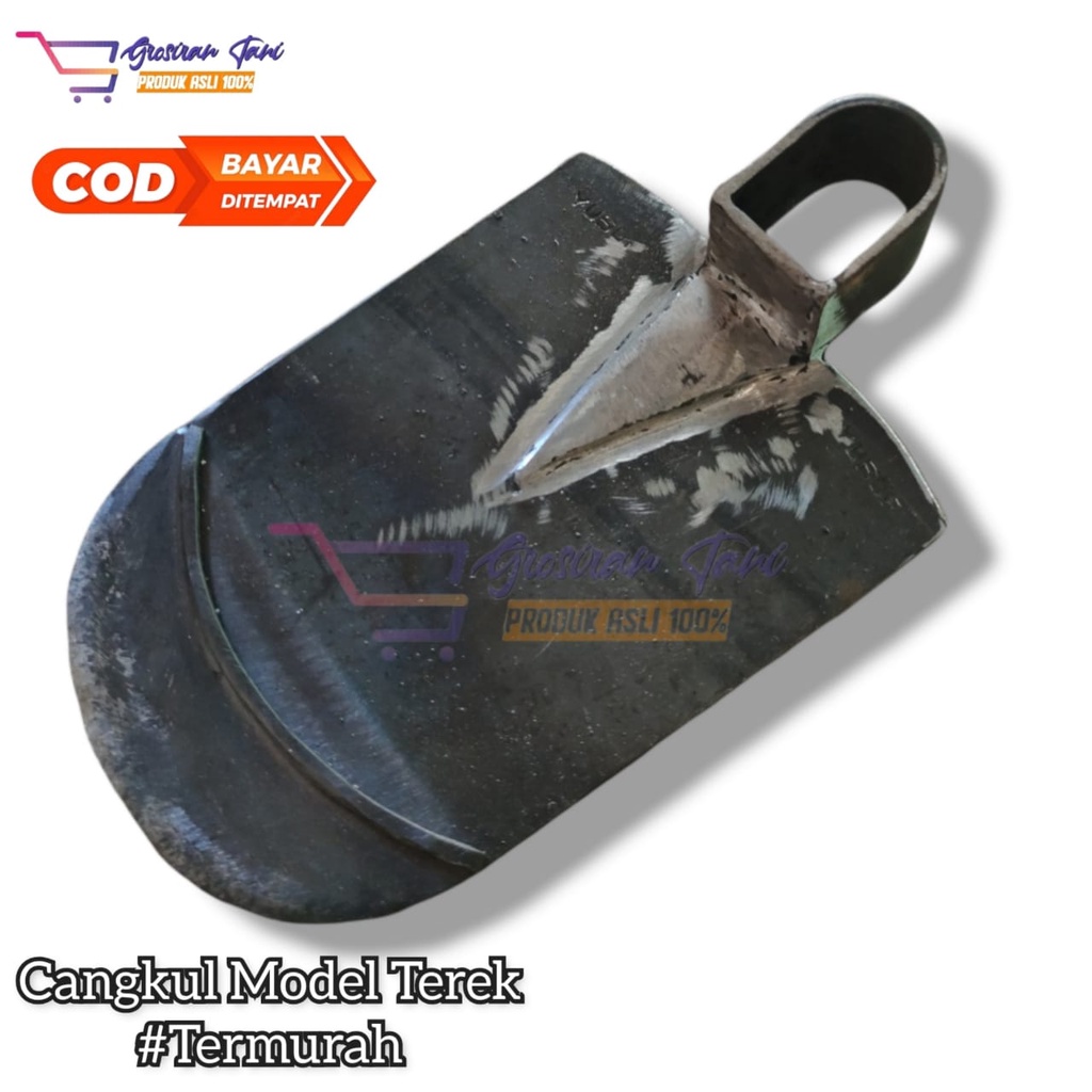 Jual ( TURUN HARGA ) Cangkul Baja Ukuran 18 Anti Lengket Model Terek ...