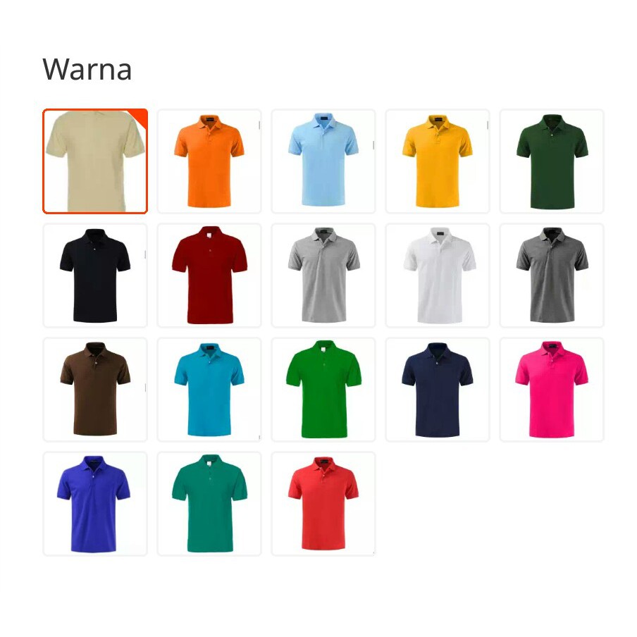 Jual JN_Succes Kaos Polo Shirt / Kaos Kerah Polos /Kaos Wangki ...
