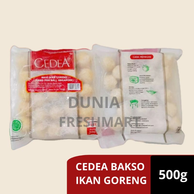 Jual Cedea Fried Fish Ball 500gram Bakso Ikan Goreng | Shopee Indonesia