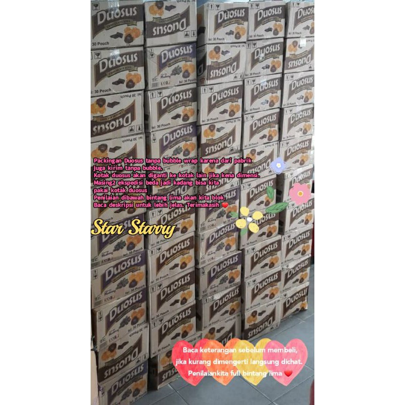 Jual [Per Dus] 30pcs Duo Sus Coklat WAJIB SHOPEE EXPRESS 1 Kotak ...