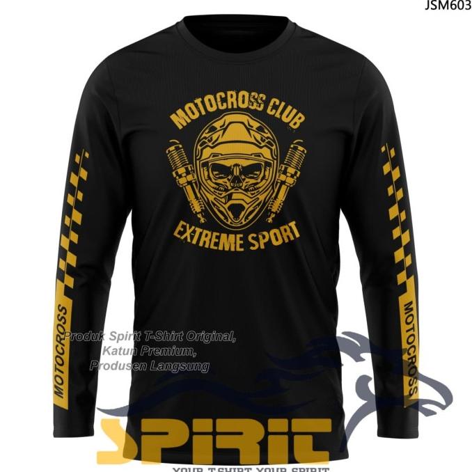 Jual kaos Motor CROSS club extreme sport helm cross trail otomotif ...