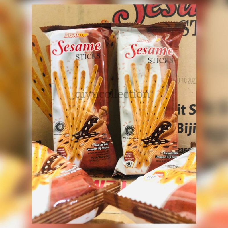 Jual ECER Biskuit Vegetable Cheese Sesame Ginger Milk Curry Stick Stik ...