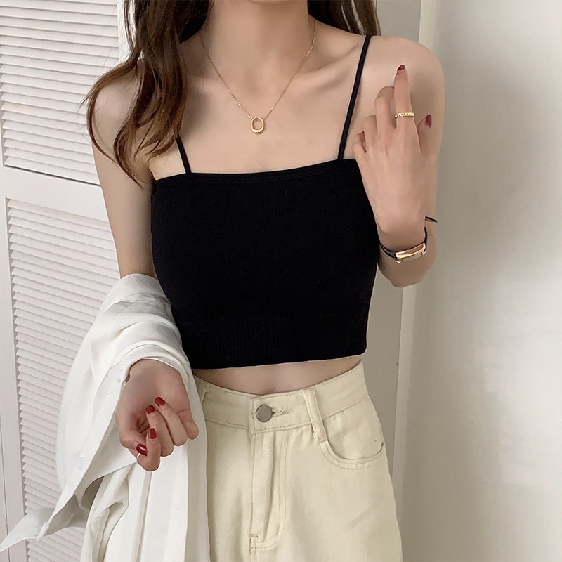 Jual SEXYLADIES Tanktop wanita polos terbaru model korea croptop polos ...