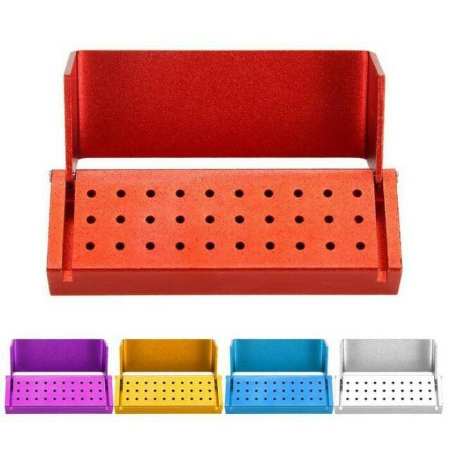 Jual Dental bur box kotak bur gigi highspeed / tempat bur high speed ...