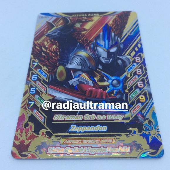 Jual Ultraman Card R/B Kizuna CP B1-076 Orb Trinity & Zeppandon Original | Shopee Indonesia