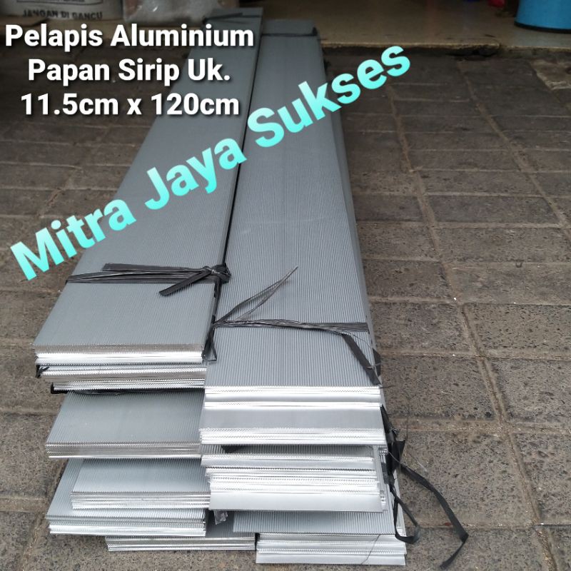 Jual Per 5 Lembar Pelapis Aluminium Papan sirip Ukuran 11.5 cm X 120 cm ...