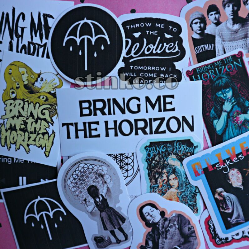 Jual [15PCS] STICKER BMTH / BRING ME THE HORIZON / OLIVER SYKES ISI 15 ...