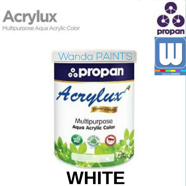 Jual Cat Duco PROPAN ACRYLUX White Gloss (1Kg) | Shopee Indonesia
