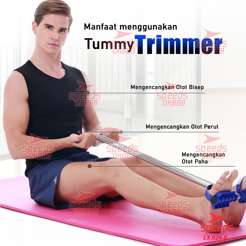Jual SPEEDS Tummy Trimmer Alat Fitness Olahraga Pengecil Perut 024-8 ...