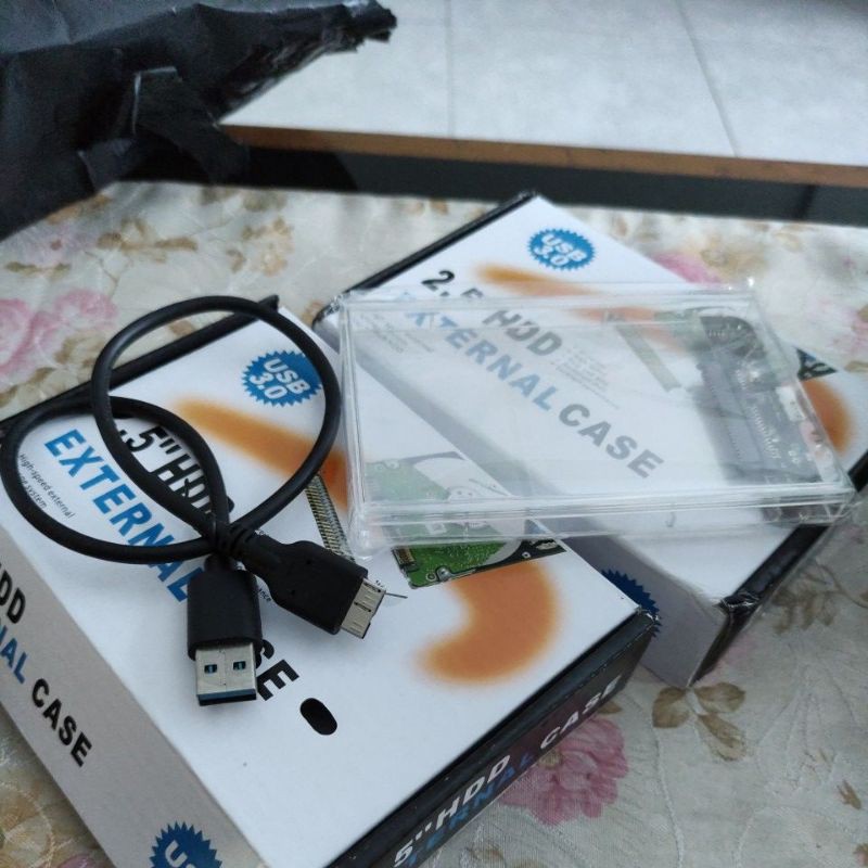 Jual CASING HARDISK EXTERNAL TRANSPARAN 2,5" Sata USB 3.0 | Shopee ...