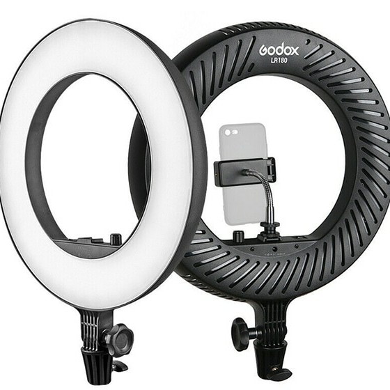 Jual GODOX lR120 Lt150 LR160 LR180 Ring Light LED Bi-color 36cm Make Up Rias Lampu Ringlight ...