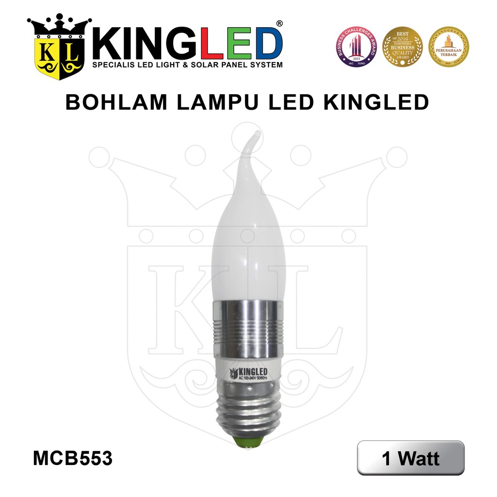 Jual KINGLED Lampu Hias LED 1 Watt / Candle Light LED 1 Watt | Shopee ...