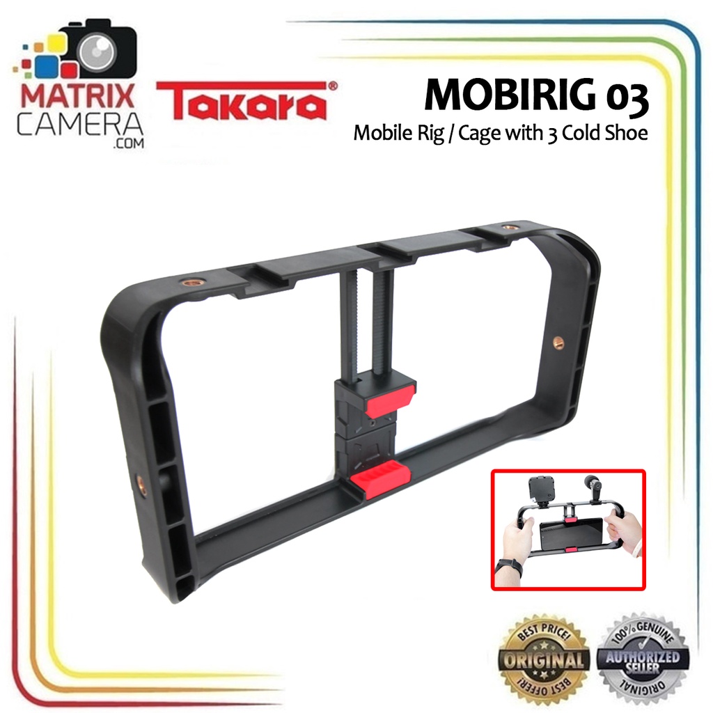 Jual Takara Mobirig 03 Smartphone Mobile Rig / Cage for Vlogging ...