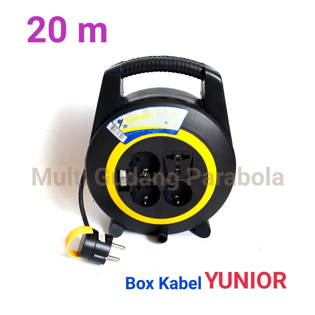 Jual Kabel Box Kabel Roll Yunior + Saklar 20 Meter SNI | Shopee Indonesia