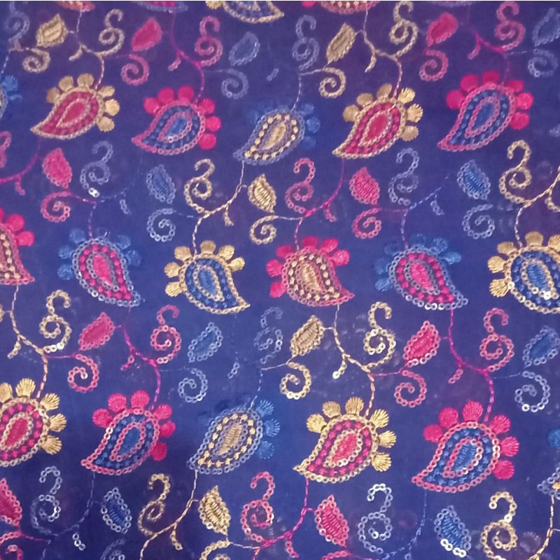 Jual [KNSR22]KAIN SARI INDIA TERBARU/KAIN SARI-Harga per meter | Shopee ...