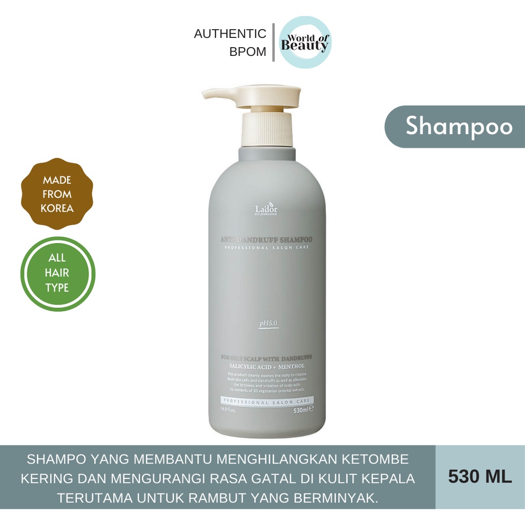 Jual Lador Anti Dandruff Shampoo | Sampo Anti Ketombe | Shopee Indonesia