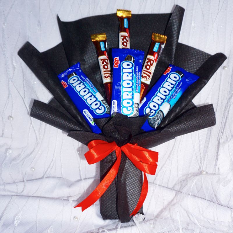 Jual bouquet snack / bouquet murah / buket snack / kado unik / souvenir ...
