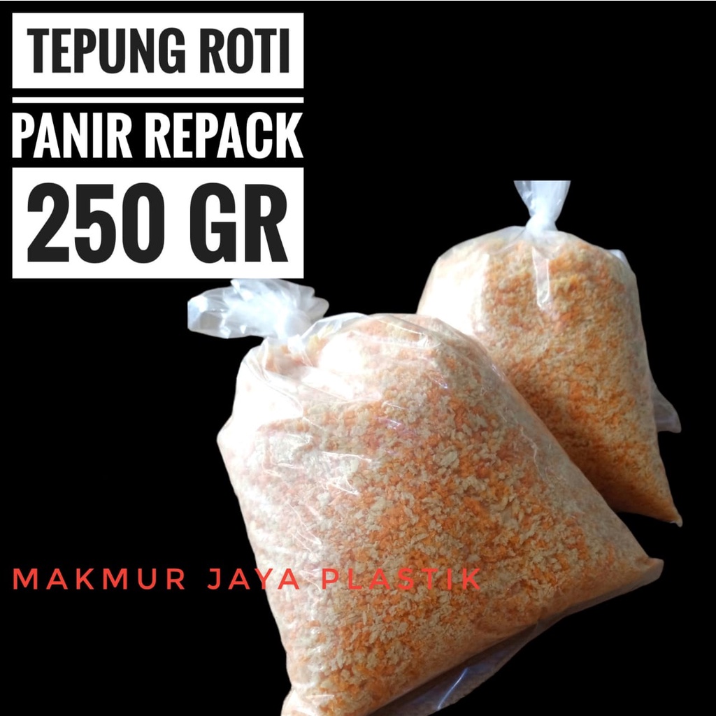 Jual TEPUNG ROTI / PANIR / BREAD CRUMB REPACK 250 GRAM | Shopee Indonesia