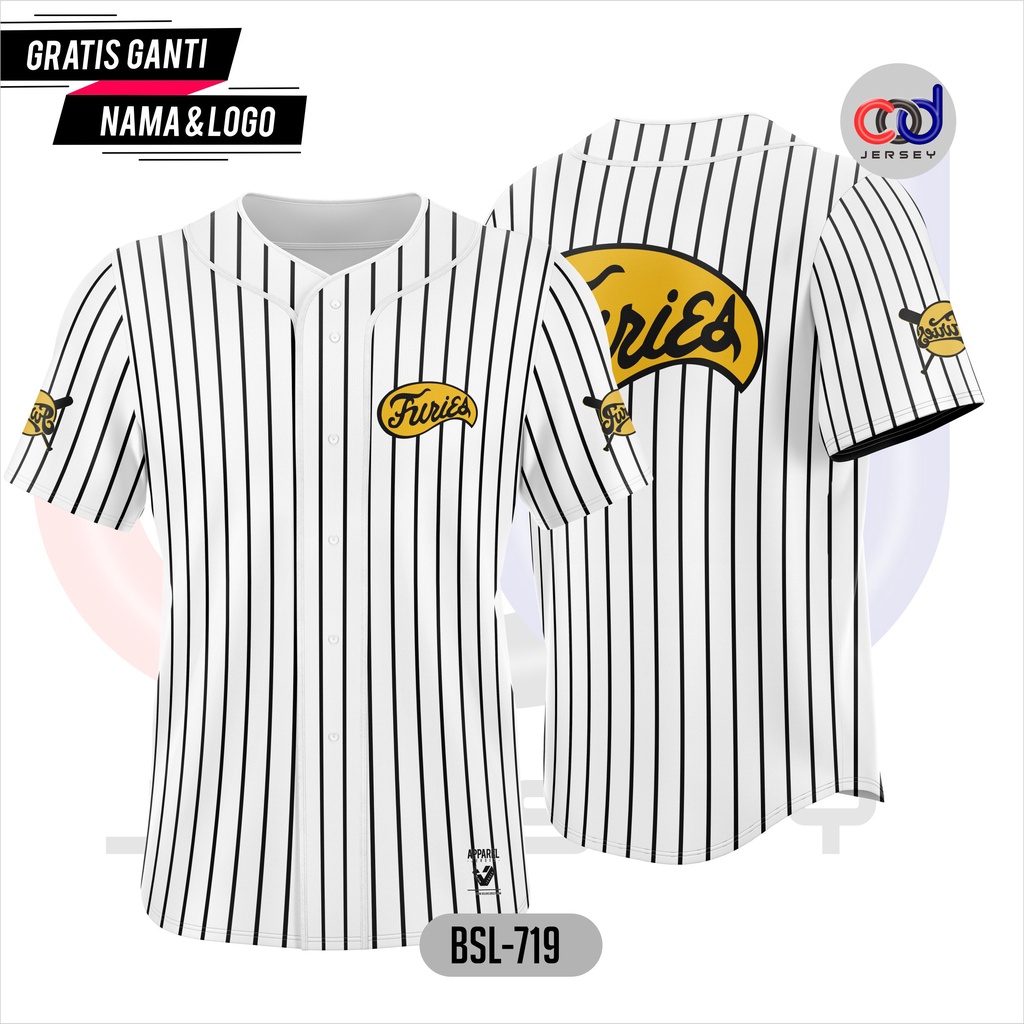 Jual Baju Baseball/Jersey Baseball/Kaos Baseball Unisex Tangan pendek ...