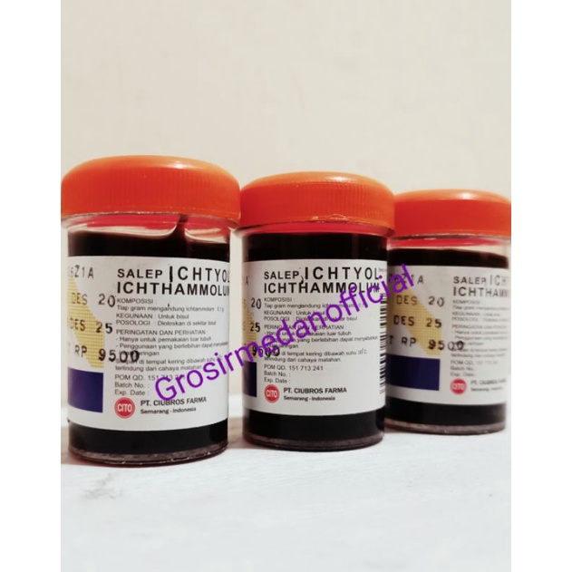 Jual ICHTYOL SALEP BISUL - ICHTIOL SALEP HITAM | Shopee Indonesia