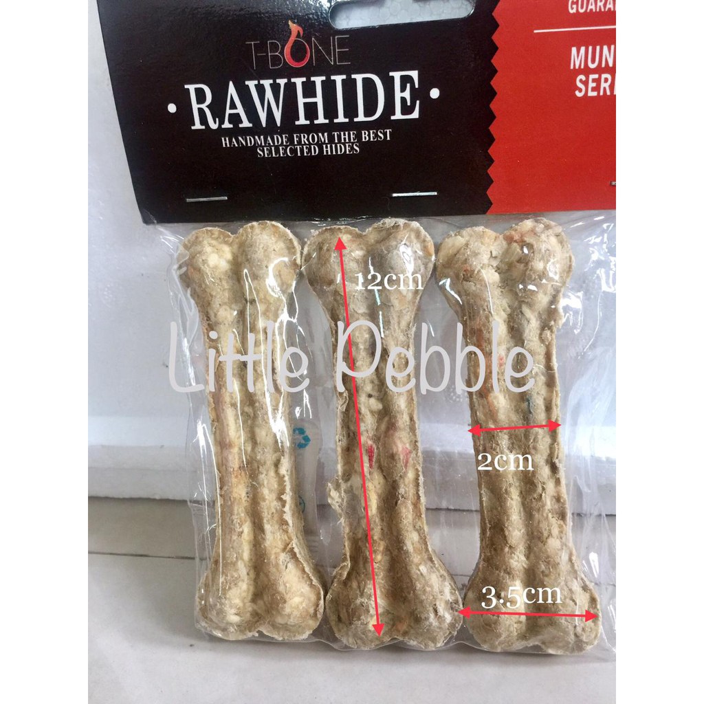 Jual T-BONE Munchy Press Bone 4.5" isi 3pcs Tulang Gigitan Anjing ...